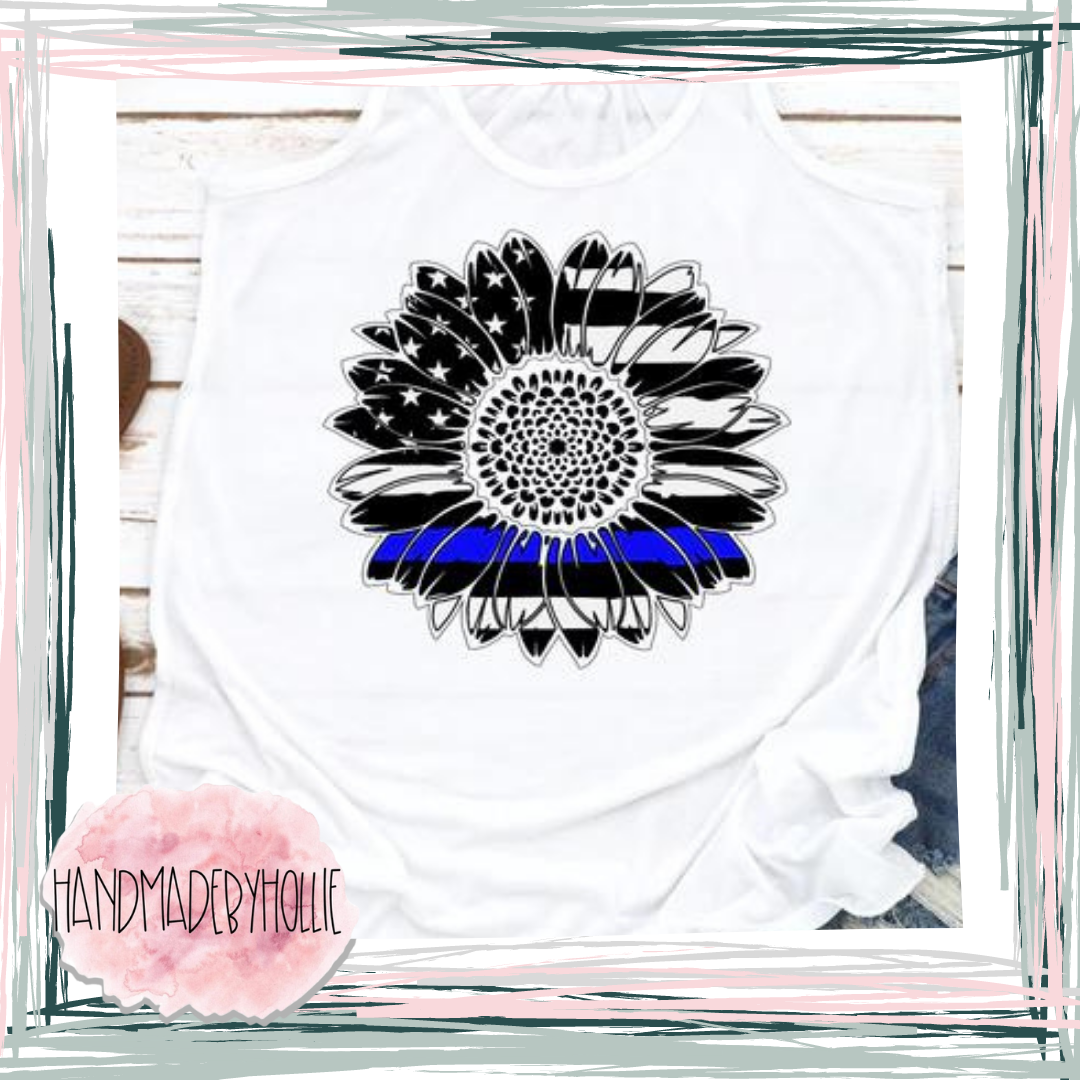 Police Sunflower – handmadebyhollie